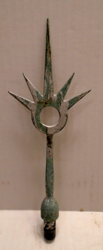 OLD ORIGINAL SUNBURST LIGHTNING ROD WEATHERVANE TIP TOP FINIAL | eBay