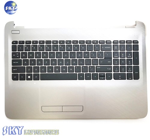 NEW HP 15AC 15-AC 15-AF Laptop PALMREST W/ KEYBOARD TOUCHPAD 813975-001 ...