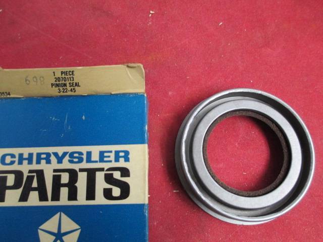Drive Pinion Bearing Oil Seal W/ 7.25 Gear 60-69 A & B Body NOS MOPAR ...