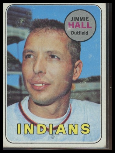 1969 Topps Jimmie Hall #61 Baseball Cleveland Indians | eBay