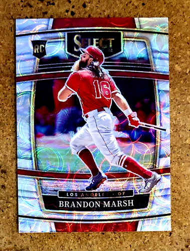 2022 Panini Select Baseball Scope Prizm Brandon Marsh RC #21 Angels ...