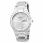 Bulova 96C000 Men's Silver Dial Silver Bracelet Stainless Steel Dress ...