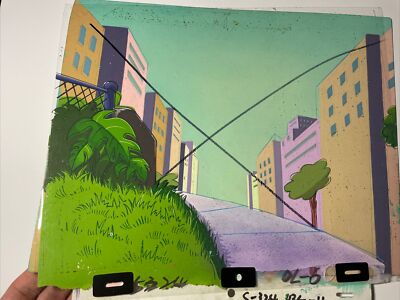 Animation Cel Background Production Art Vintage cartoons Disney Marvel ...