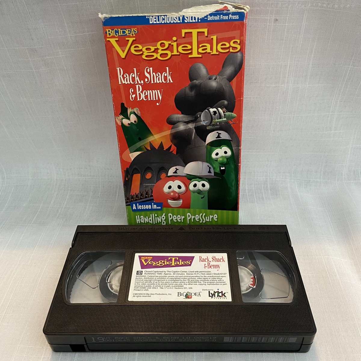 Veggietales Rack Shack And Benny Vhs Ebay