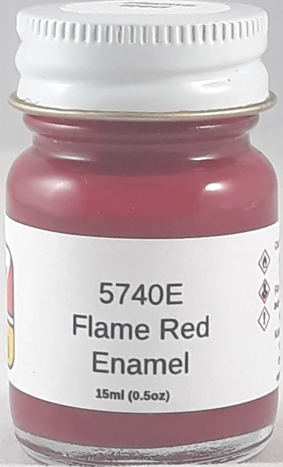 MCW Finishes 5740E Flame Red Enamel Model Paint for Auto | eBay