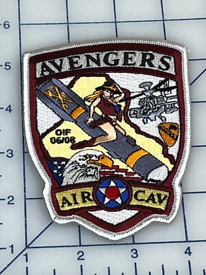 Army Aviation A Co 1-227 ARB AVENGERS 1st Cav Division Squadron Patch ...