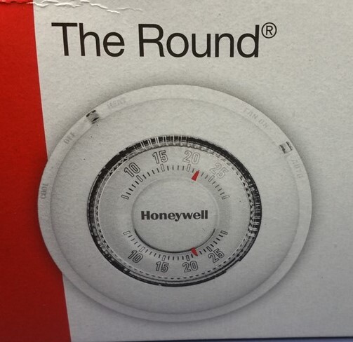 Honeywell Round Non-Programmable CELSIUS Thermostat Heat & Cool ...
