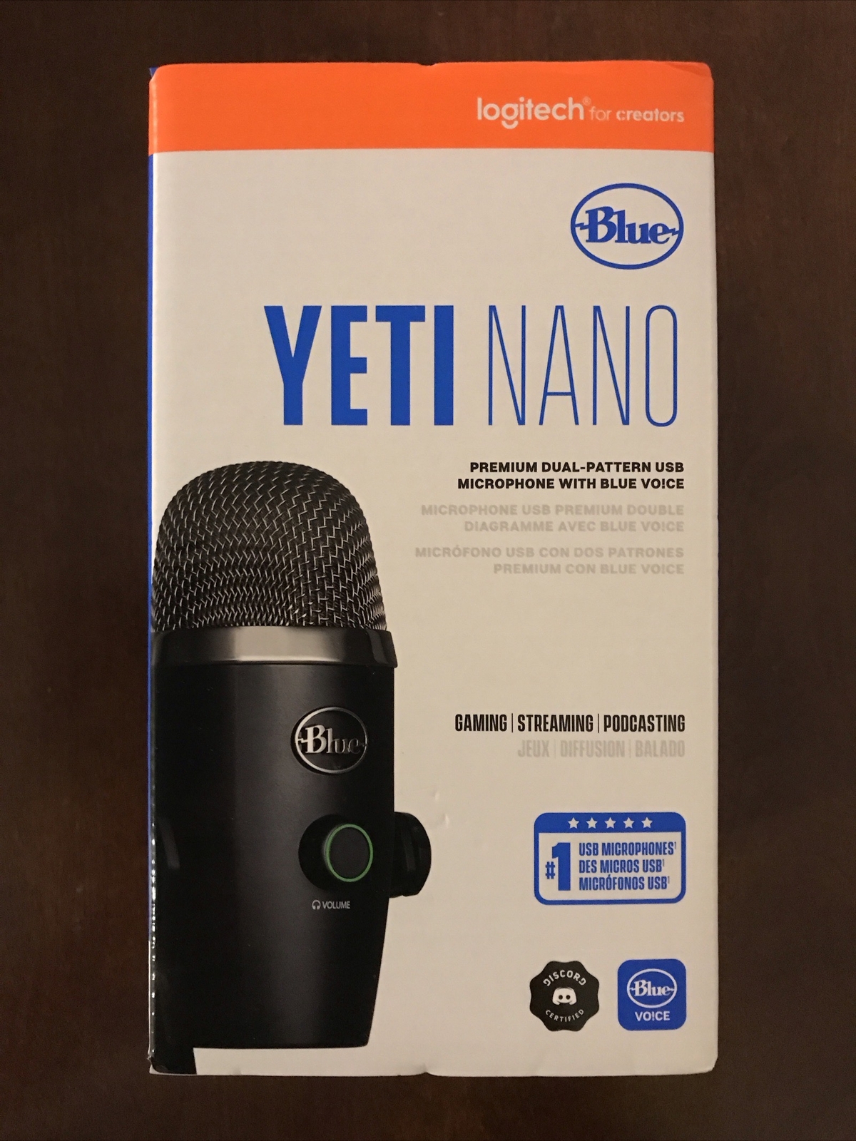 Logitech Yeti nano Condenser Cardioid Microphone - Blackout for sale ...