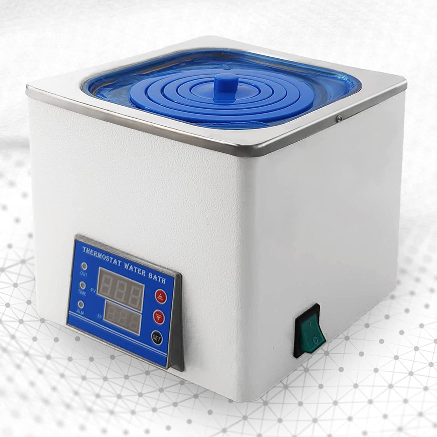 Lab Digital Thermostatic Water Bath Heater w/Opening 3.5L 300W RT-100°C ...