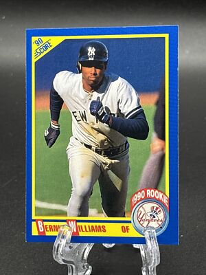1990 Score Bernie Williams Rookie Card R27258 | eBay