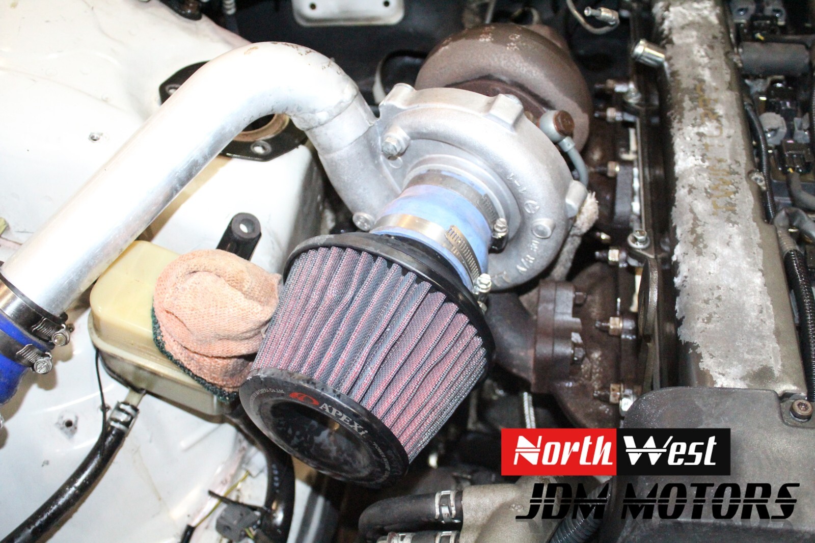 JDM Toyota 1JZ-GTE VVTI Engine w/ R154 Transmission SINGLE TURBO JZX100 ...