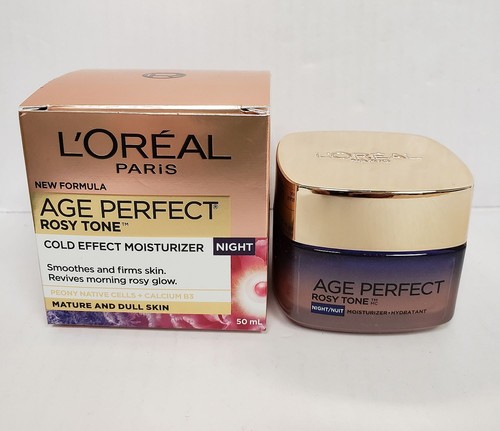 L'Oréal Age Perfect Rosy Tone Cold Effect Moisturizer Cream Night 50 ml ...