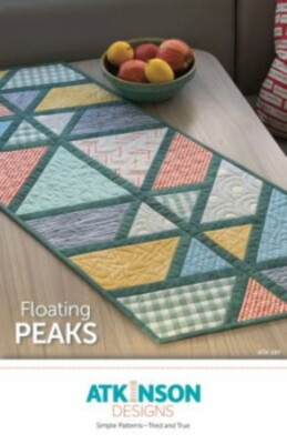 Terry Atkinson Patterns FLOATING PEAKS ATK197 Tablerunner Pattern | eBay