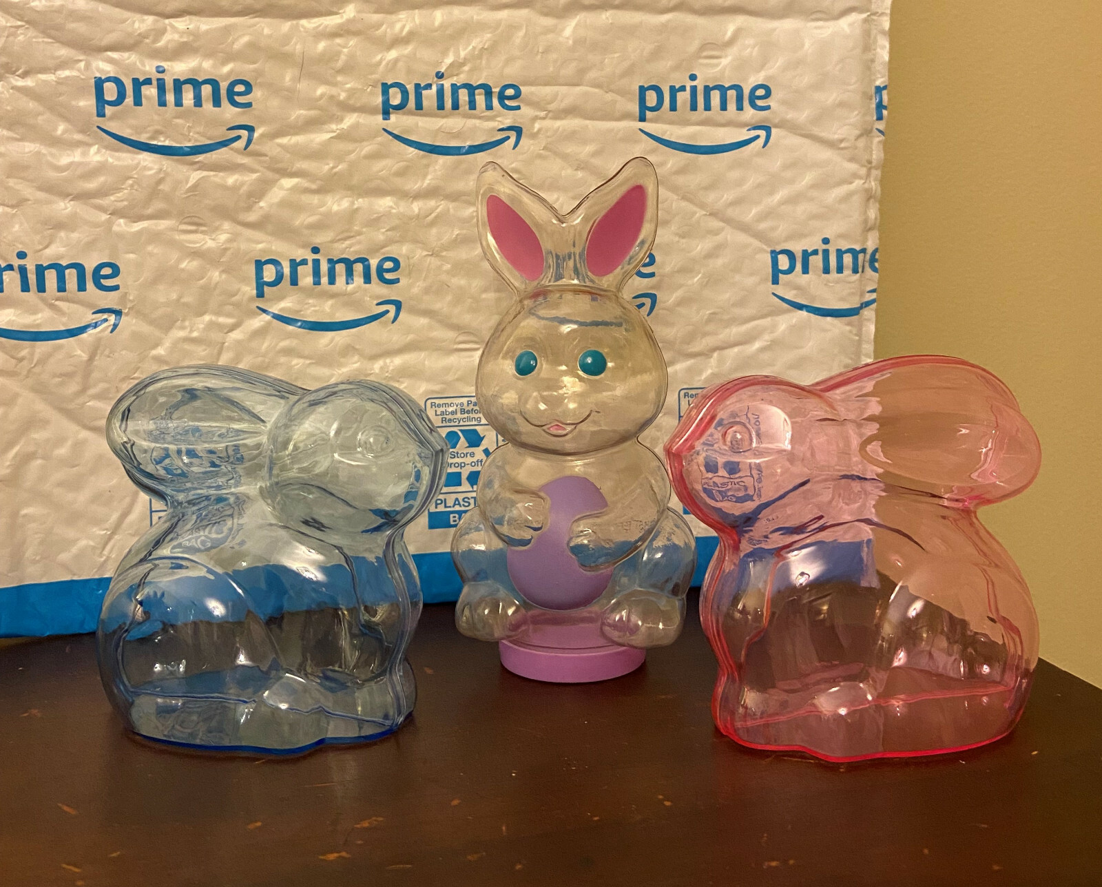 3 Vintage Plastic EASTER CANDY CONTAINERS (2 Germany and 1 Easter ...