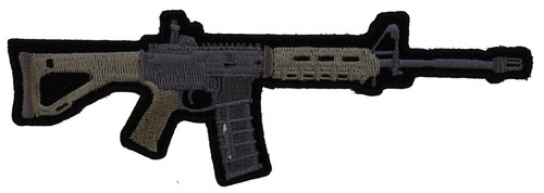 AR 15 Assault Rifle Patch - 6x2 inch - P5245 | eBay