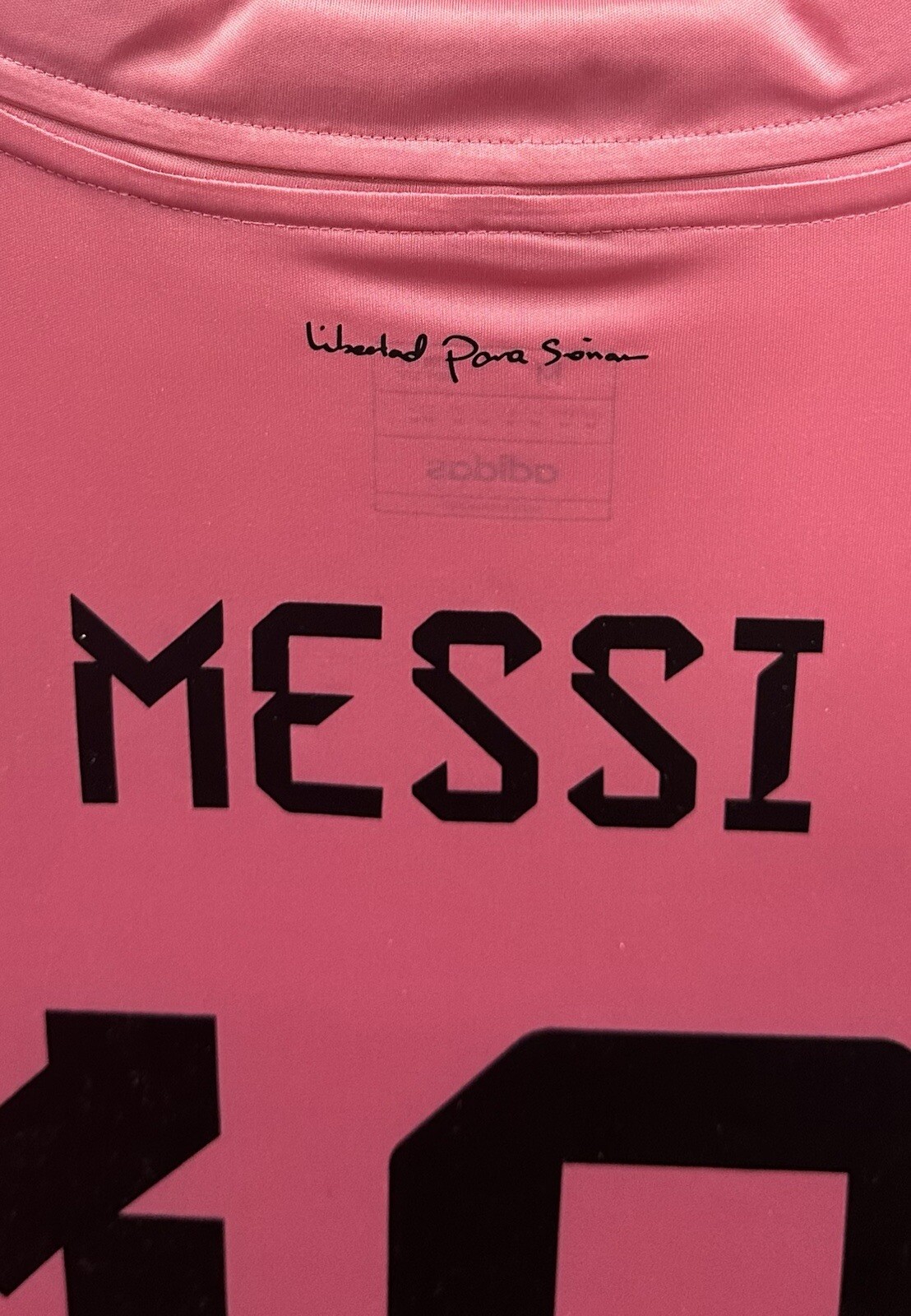 Lionel Messi Signed Inter Miami Adidas Soccer Jersey Framed Autograph ...