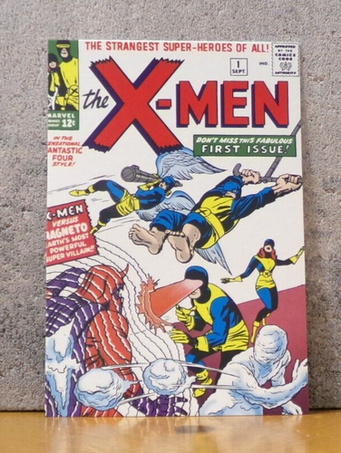 VINTAGE MARVEL COMIC BOOK ART POSTCARD THE UNCANNY X-MEN FIRST ISSUE | eBay