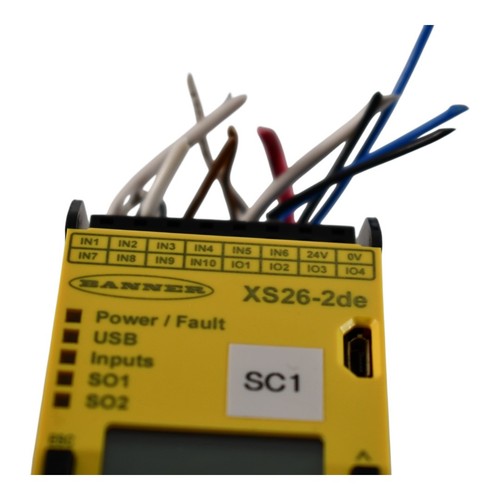 Banner Engineering XS26-2DE Safety Controller, 26 Input, 2 Outputs ...