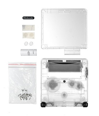 Nintendo GameBoy Advance SP [GBA SP] Console Shell Clear | eBay