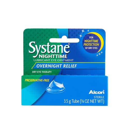Systane Lubricant Eye Ointment Nighttime Protection Dry Relief Sterile 3.5 gram | eBay