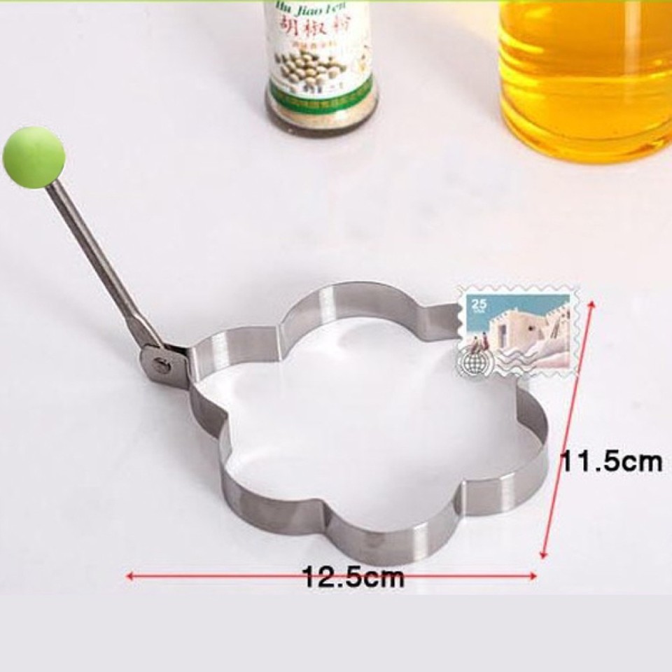 4pcs Stainless Steel Heart /Round /Pentagram Star /Plum Flower Shaped ...