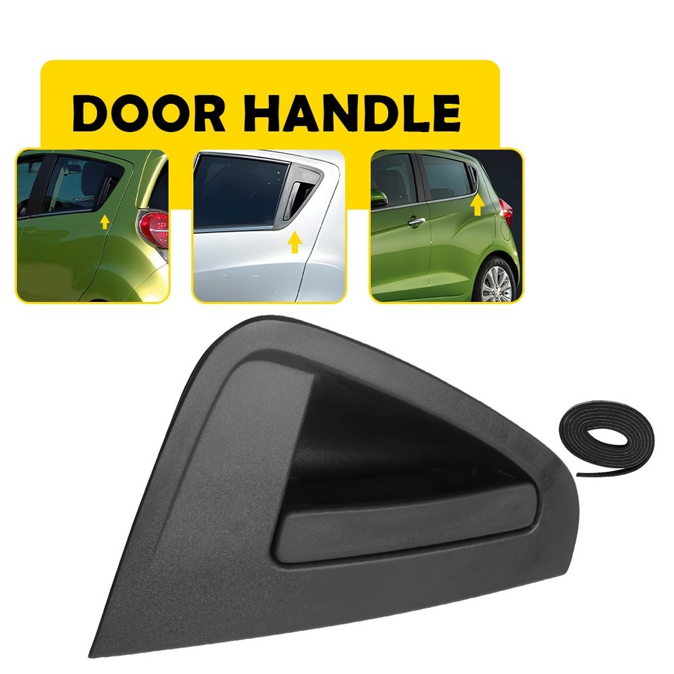 Black Rear Left Outside Door Handle Fit For 2013-2016 Chevrolet Spark ...