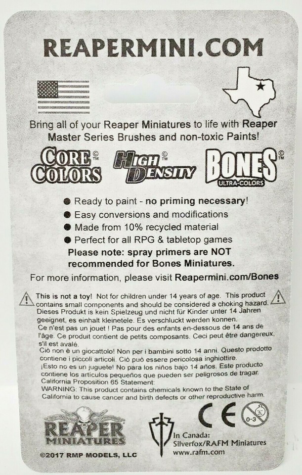 TOWNSFOLK: INNKEEPER Reaper Miniatures Dark Heaven Bones REM77084 D&D ...