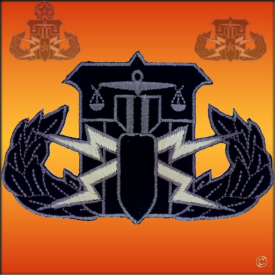 Law Enforcement EOD/HDT Basic Patch (Black) | eBay
