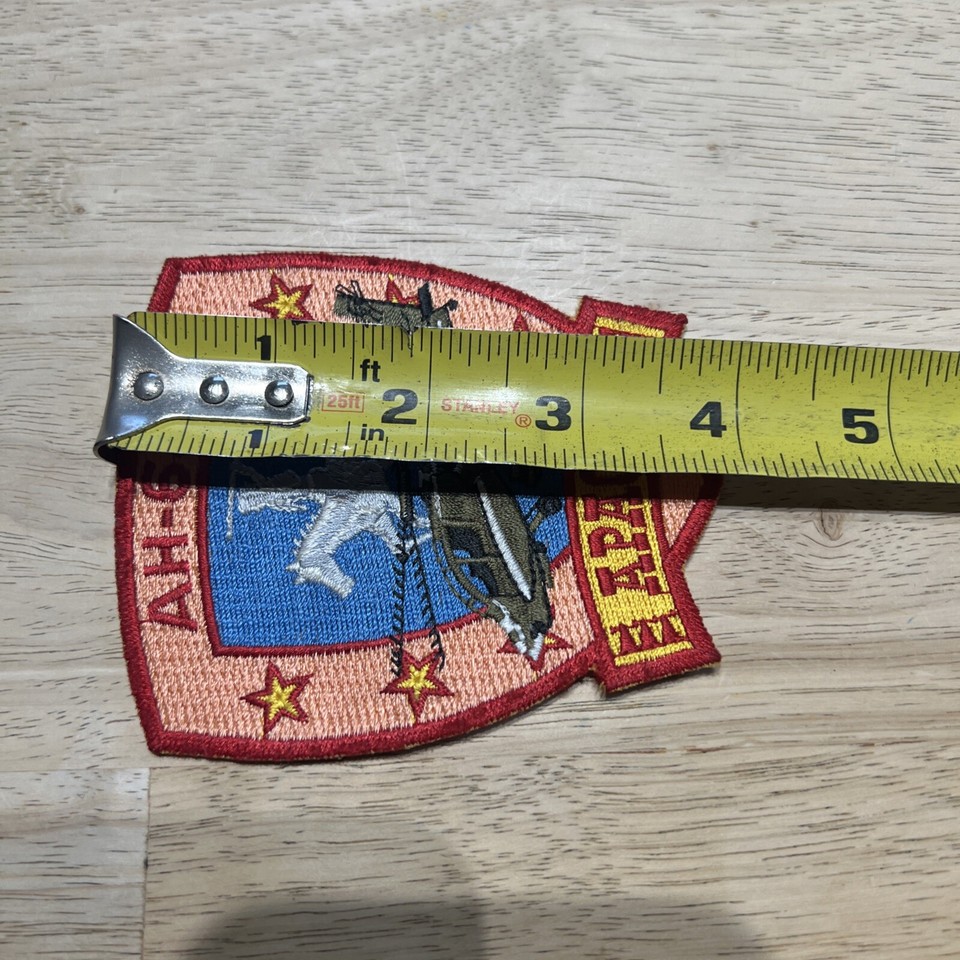 MILITARY PATCH SEW ON - IRON-ON AH-64A APACHES HELECOPTER AVIATION | eBay