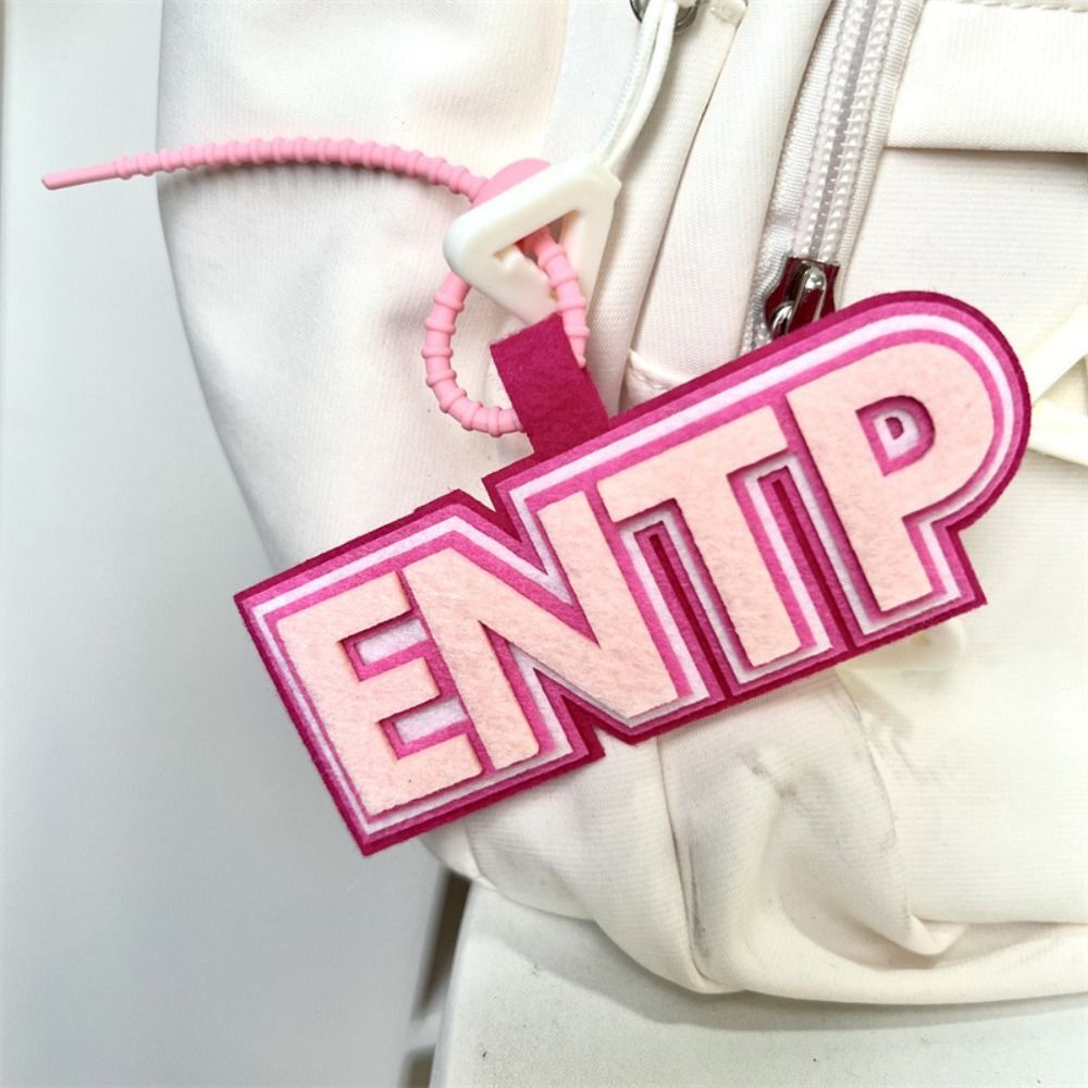 ENFP MBTI16 Personality Keychain Non-woven Letters Keyring Gift | eBay