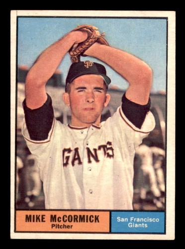 1961 Topps Baseball #305 Mike McCormick EX/MT *e2 | eBay