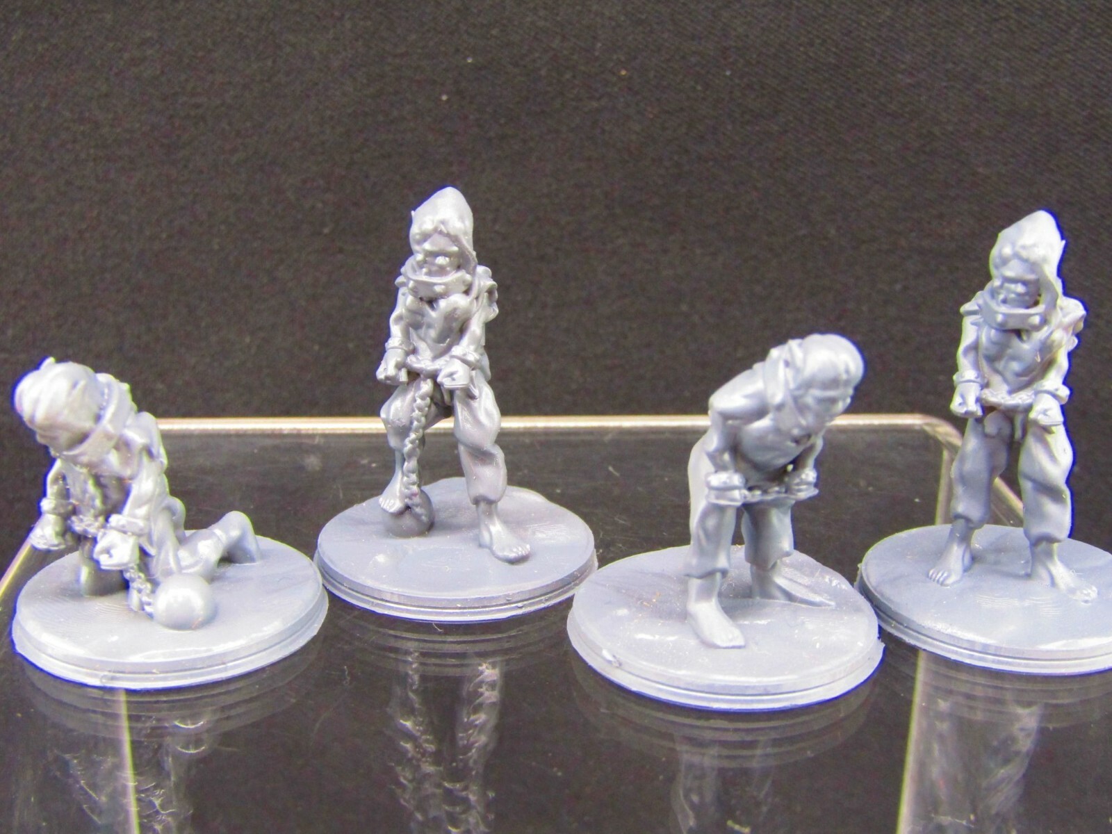 Imprisoned Elf Slaves Mini Miniature Figure 3D Printed Model 28/32mm ...