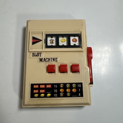 Vintage 1970's Slot Machine Handheld Electronic Game Casino Gambling ...