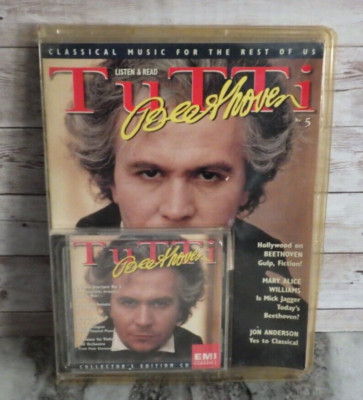 Vintage LISTEN & READ BEETHOVEN TUTTI MAGAZINE #5 WITH CD SEALED NEW ...