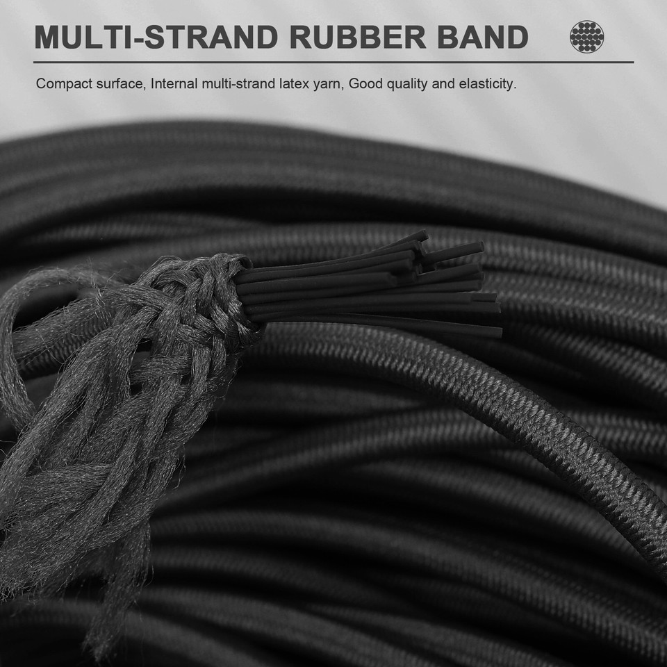 50ft-250ft Bungee Cord 1/8" Shock Cord Marine Grade Heavy Duty Tie Down ...