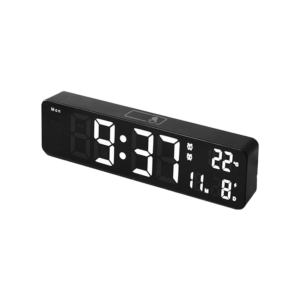 Touch Sensor Digital Alarm Clock Sound Control Multifunctional For ...