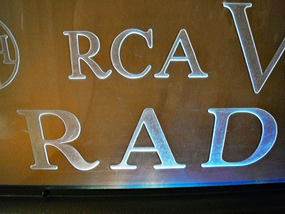 Large Vintage 1940s RCA Victor Radios Lighted Store Window Sign | eBay