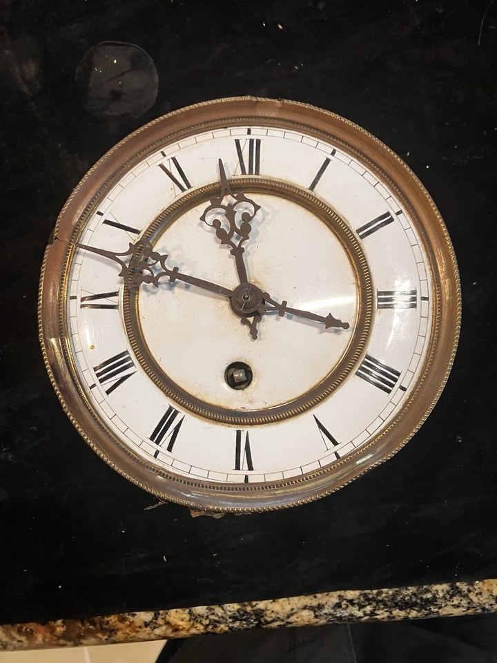 Antique Time Only Clock movement Unbranded | eBay