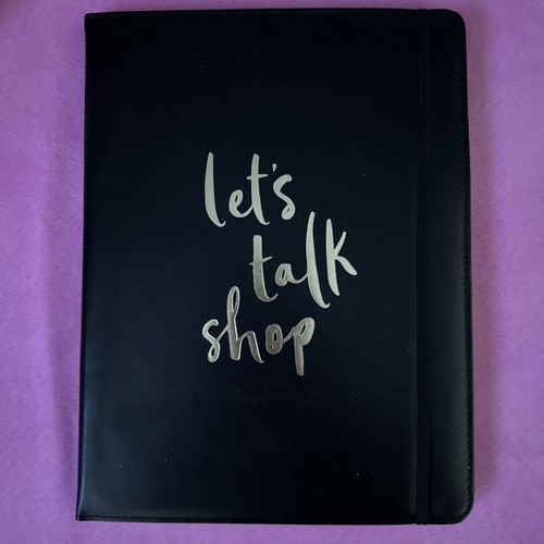 Kate Spade New York Notepad Folio- Let’s Talk Shop- Lined Pages | eBay