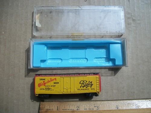 Vintage Atlas N Scale Blatz Beer Reefer Boxcar | eBay
