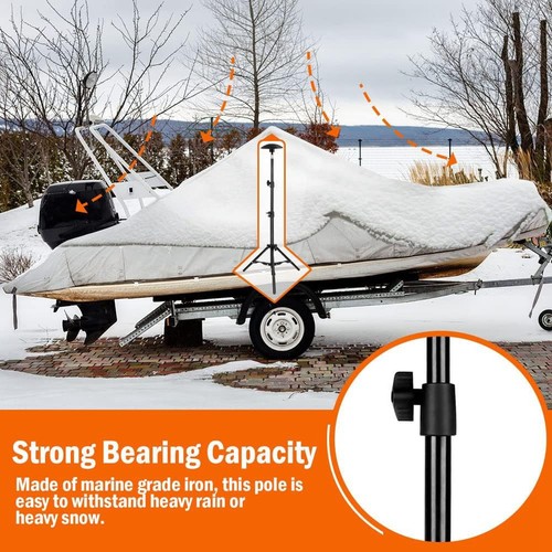Boat Cover Support Rod Adjustable Support Rod Telescopic Support System ...