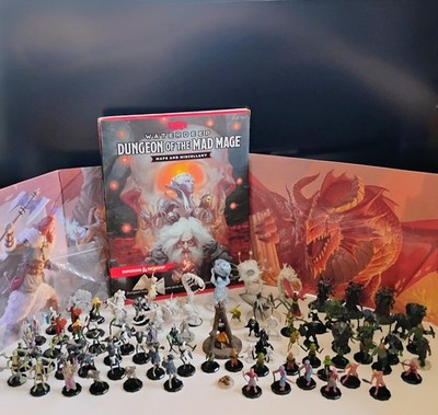 Dungeons & Dragons Lot Wiz Kid Monster Miniatures Figures Role Playing ...