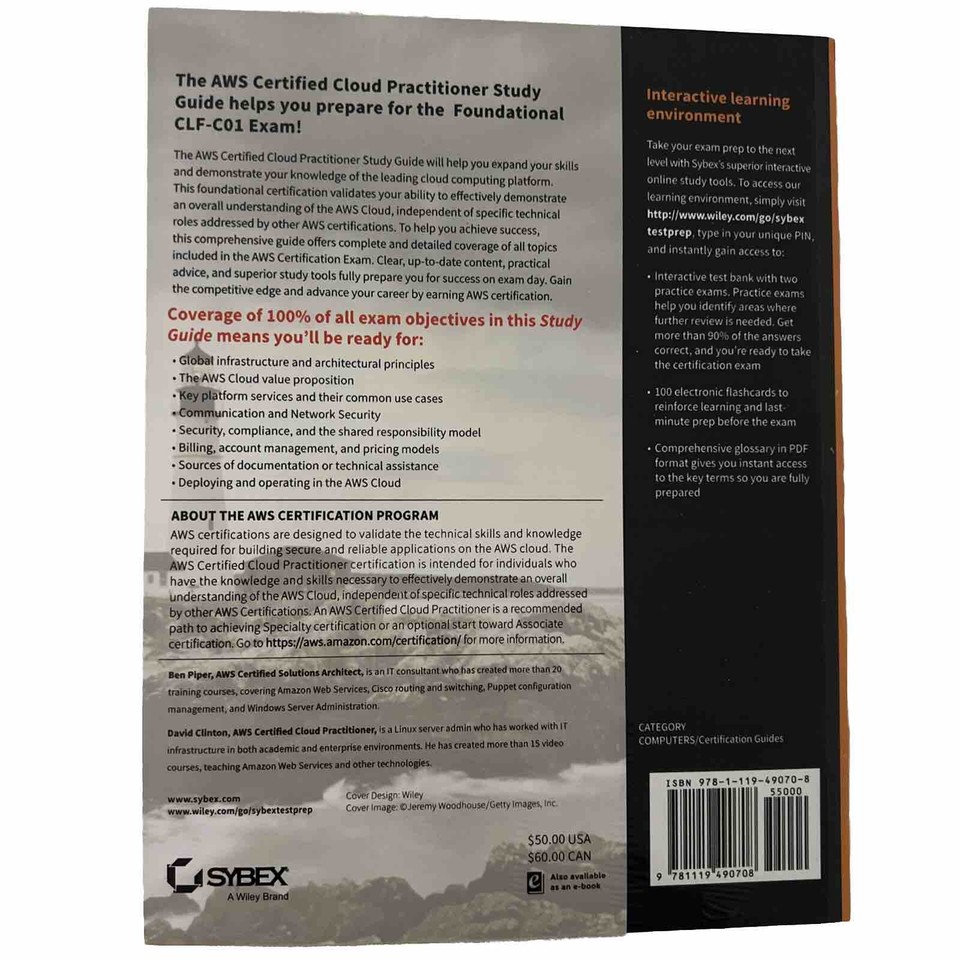 AWS Certified Cloud Practitioner Study Guide: CLF-C01 Exam 1st Edition ...