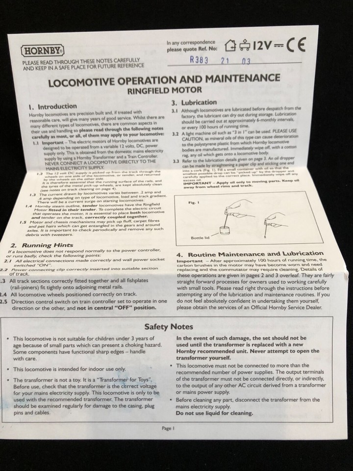 Hornby/ Thomas & Friends /Gordon the Big Blue Engine/ *Read description ...