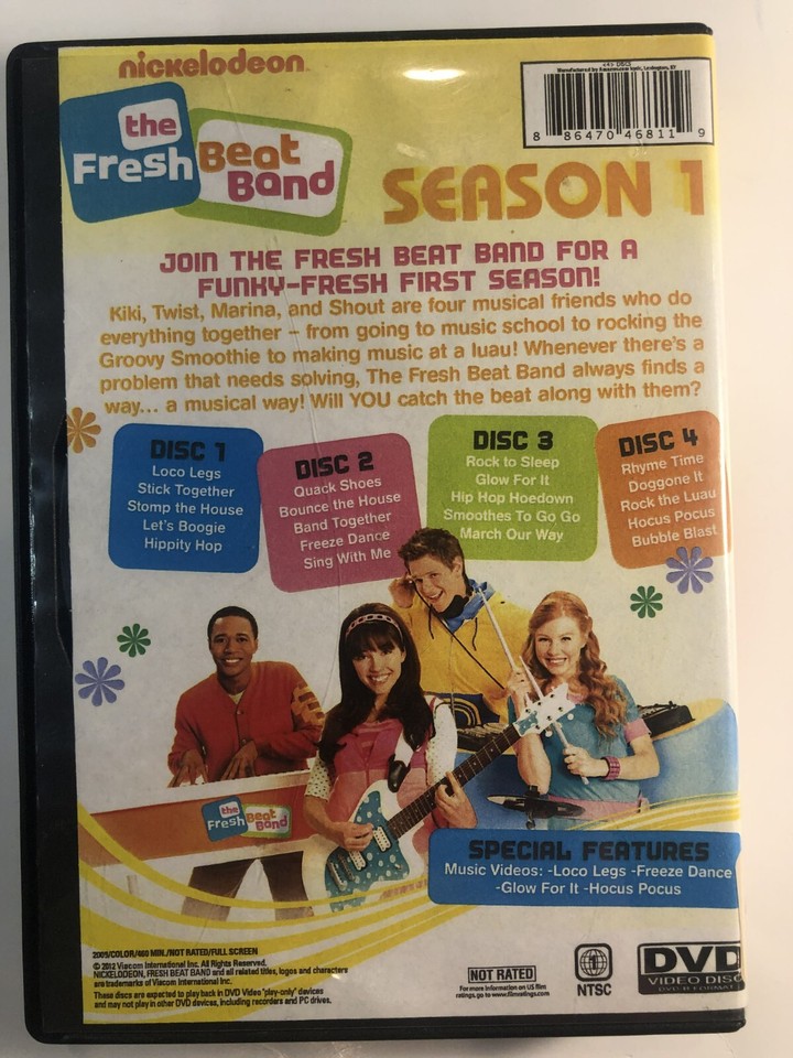 TV Series The Fresh Beat Band: Season 1 (DVD, 2012) 886470468119 | eBay