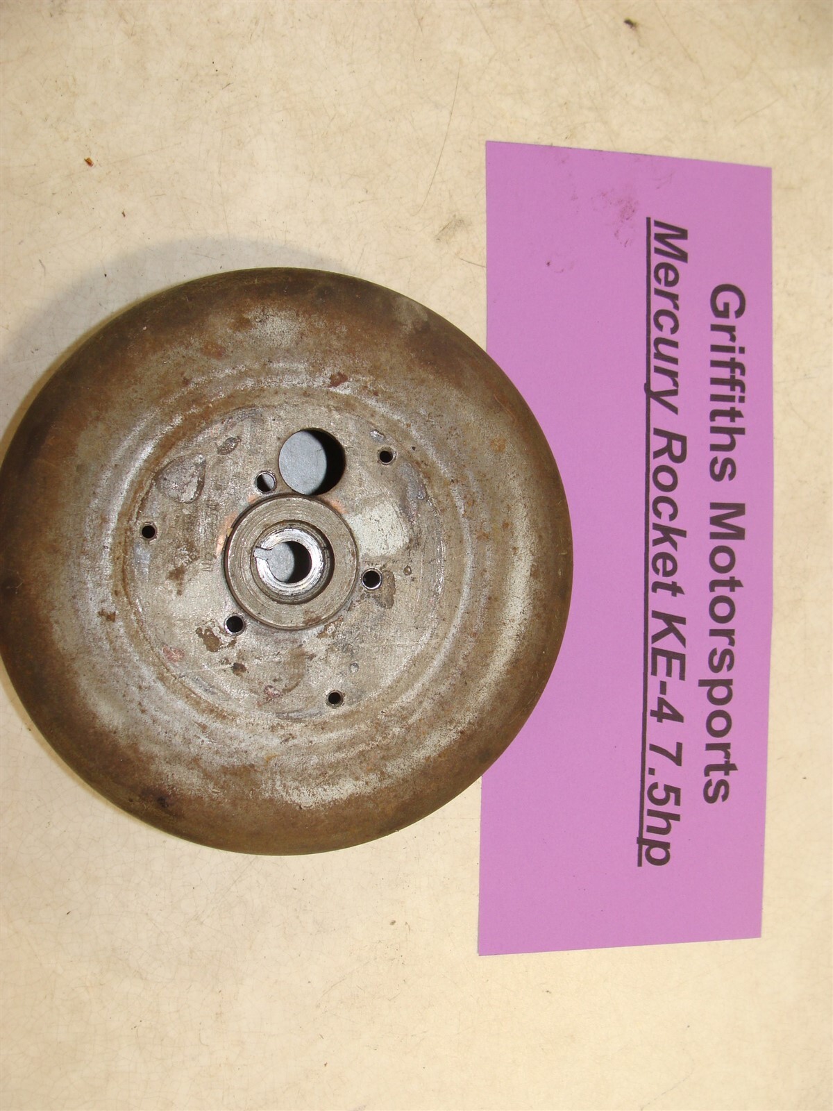 1948-52 MERCURY ROCKET KE-4 7.5HP outboard motor flywheel magneto rotor ...