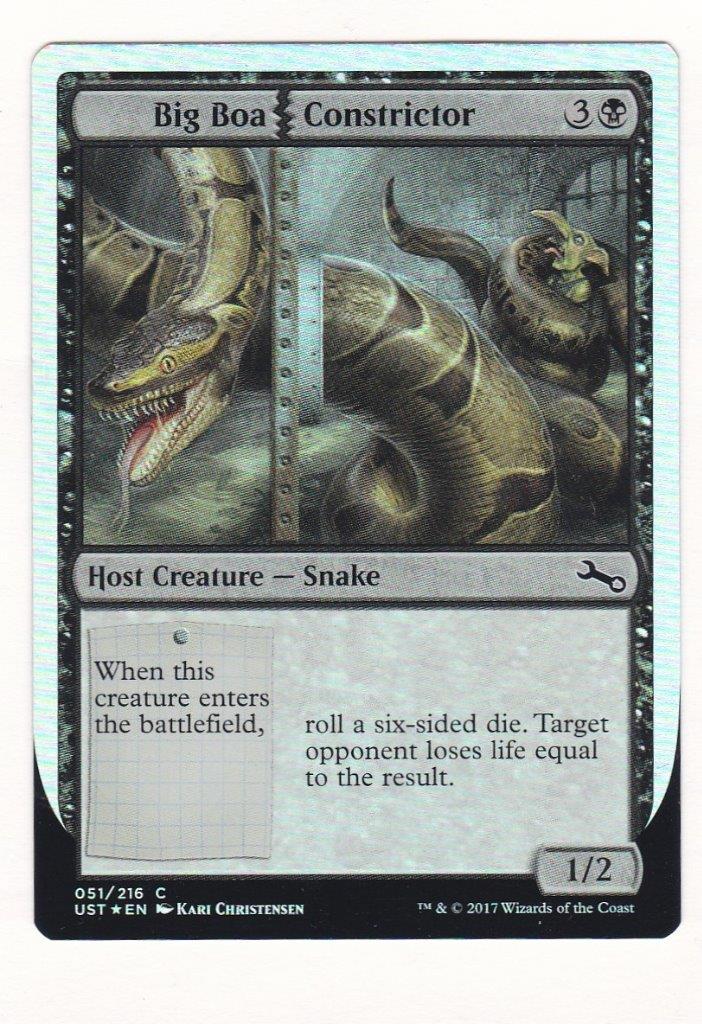 Magic: MTG: Unstable: Foil: Big Bia Constrictor | eBay