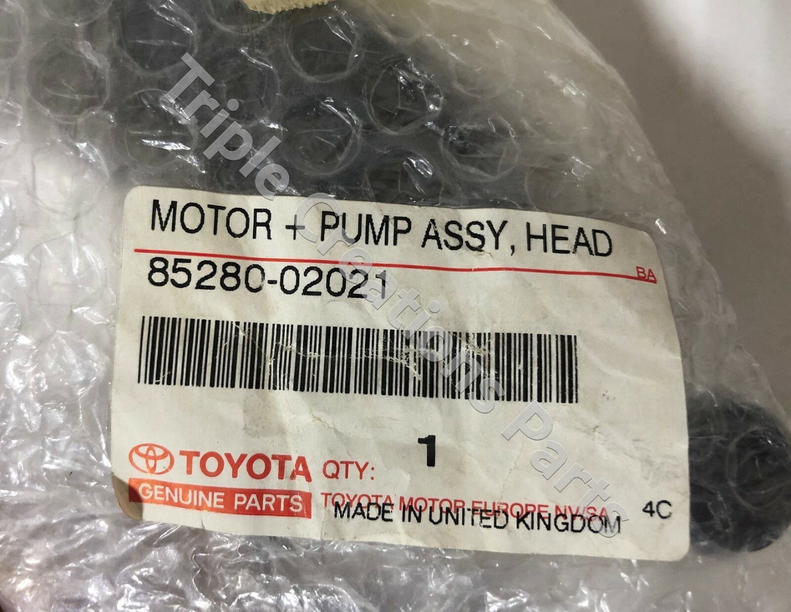 Genuine 8528002021 Toyota Motor And Pump Assy Headlamp Cleaner 85280 ...