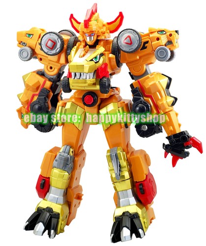 Dino Core Golden Ultimate D-Buster Tyranno Figure 7 in 1 Dinosaur Robot ...
