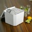 Octagonal Ice Bucket White 4.5ltr | Plastic Square Ice Cube Bucket ...
